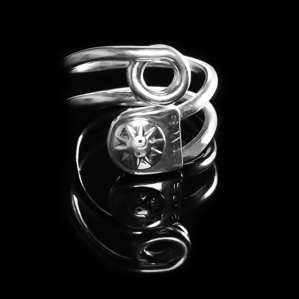 SAFETY PIN RING – For Those Who Sin